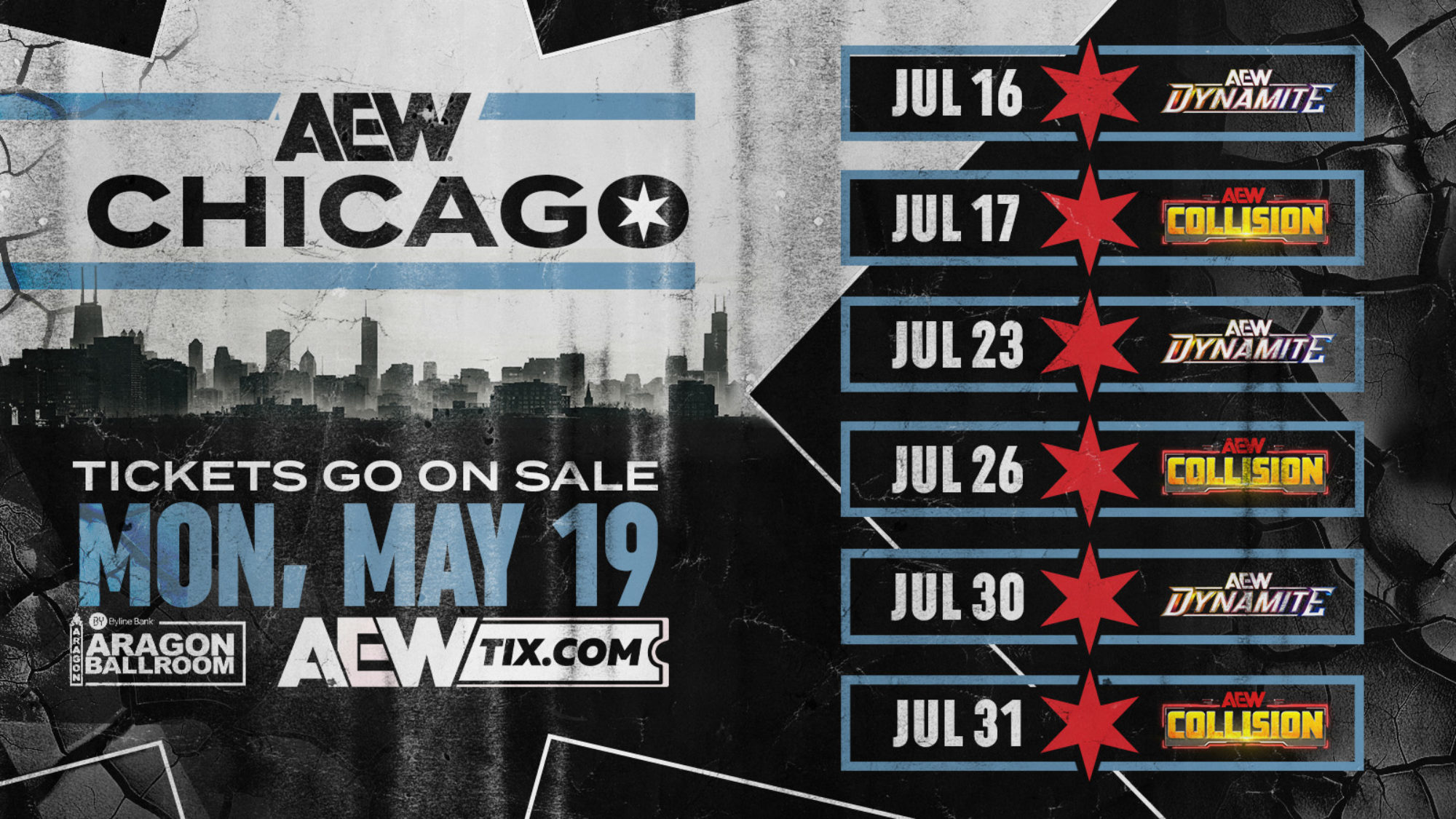 AEW Makes History with First-Ever Chicago Residency This Summer