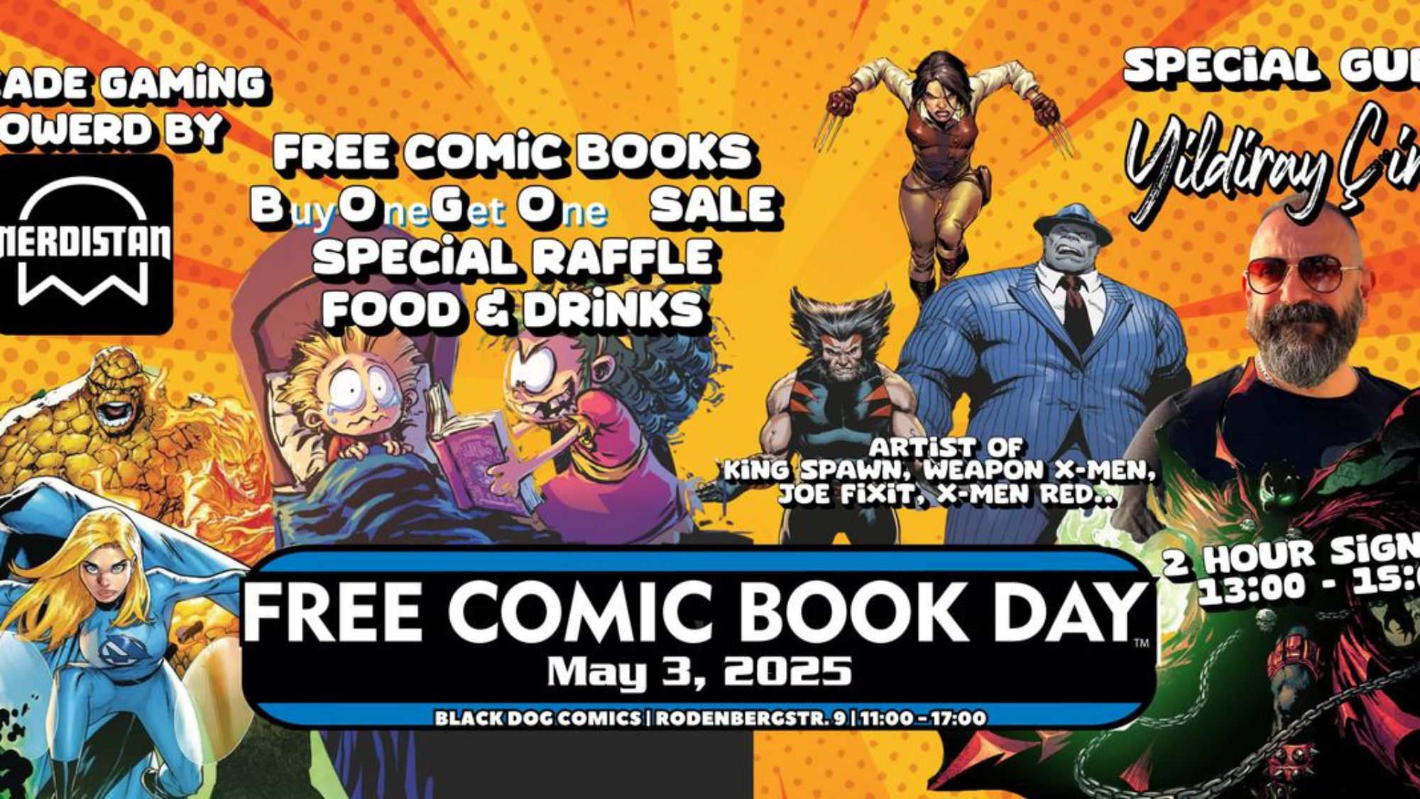 64 Comic Book Stores With Special Events for Free Comic Book Day 2025
