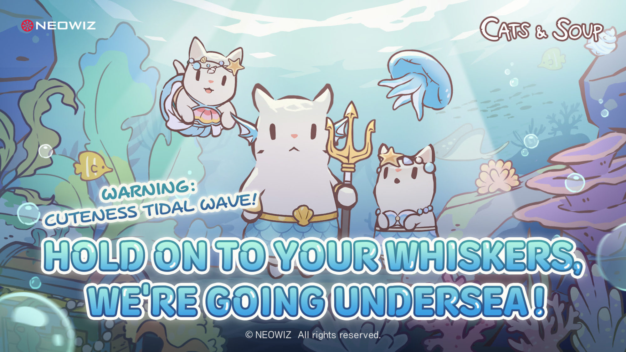 Cats & Soup Releases New Underwater Palace Update