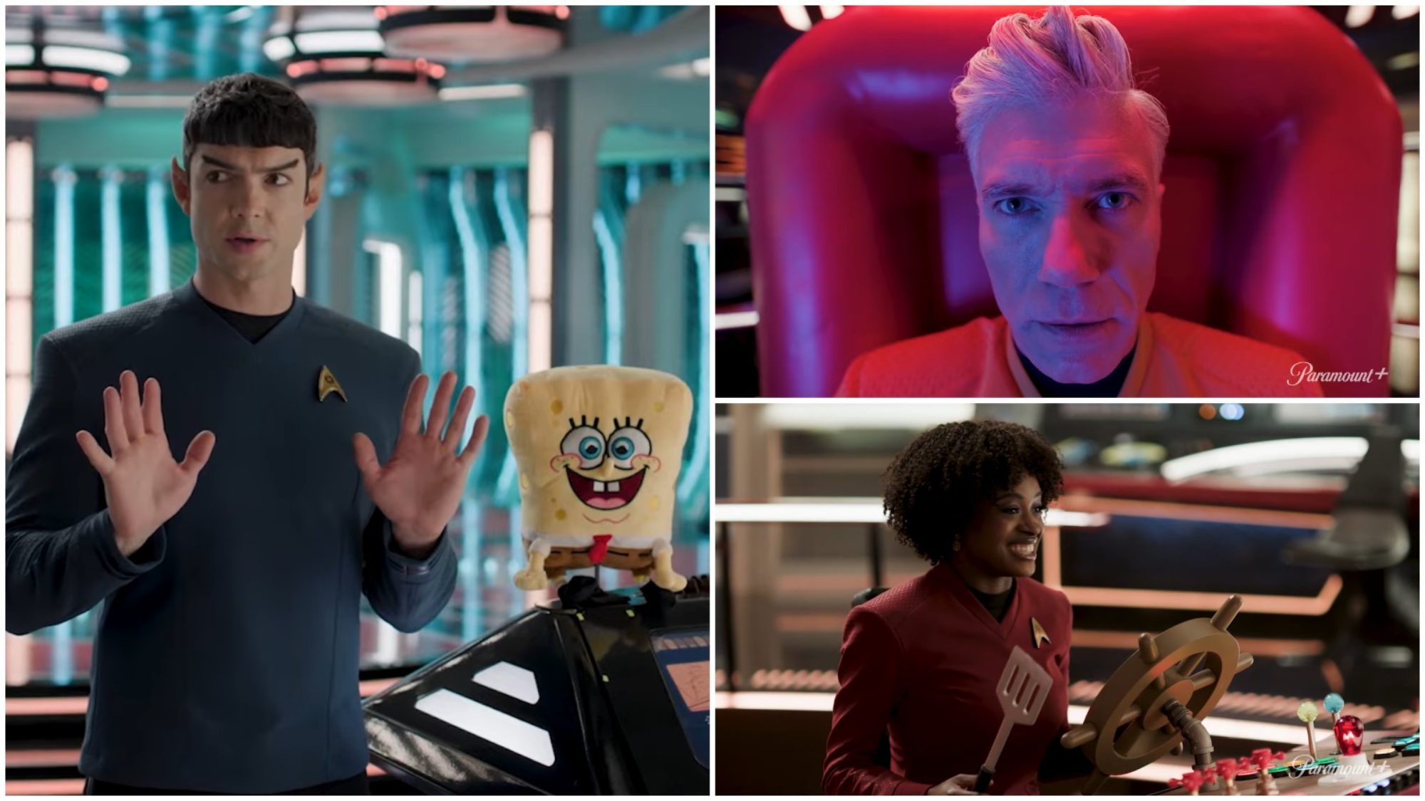 Star Trek: Strange New Worlds/SpongeBob SquarePants Bloopers Released