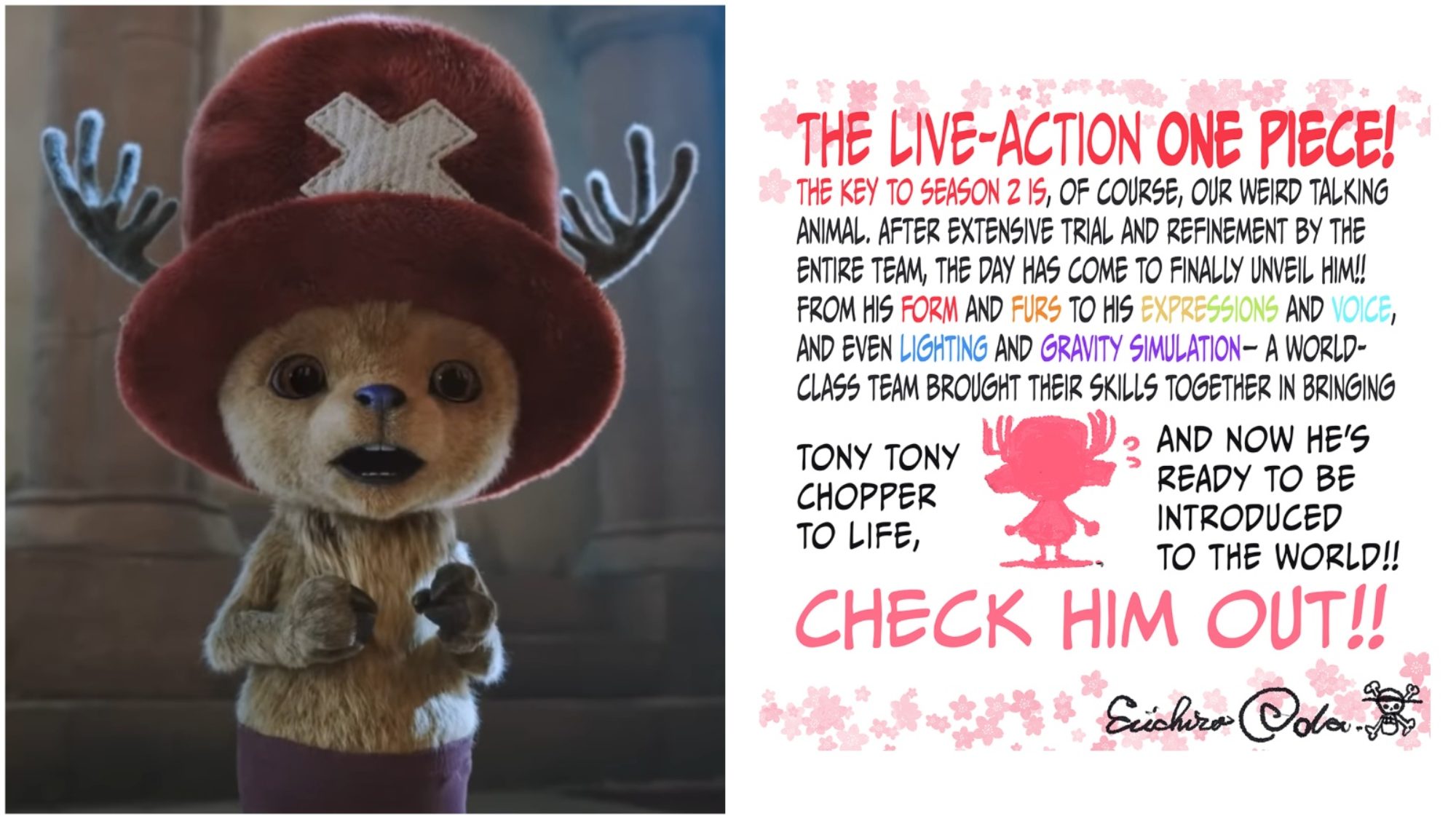 One Piece Season 2: Eiichiro Oda Offers Some Thoughts on Chopper