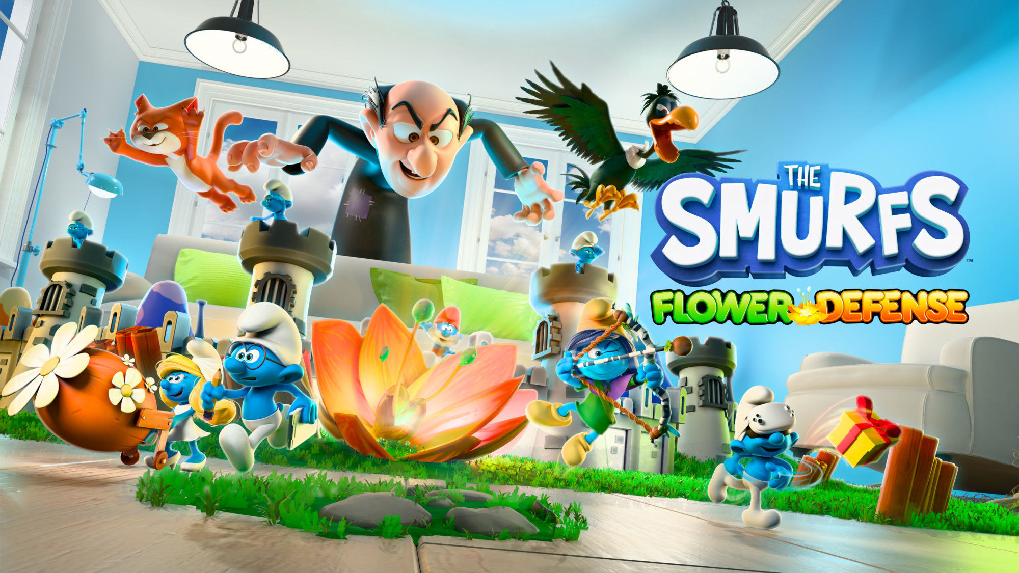 The Smurfs – Flower Defense Arrives For Meta Quest 3 This June