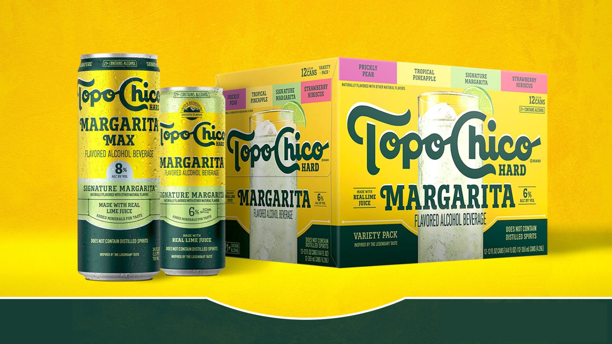 Topo Chico Hard Launches Margarita & Margarita MAX Flavors