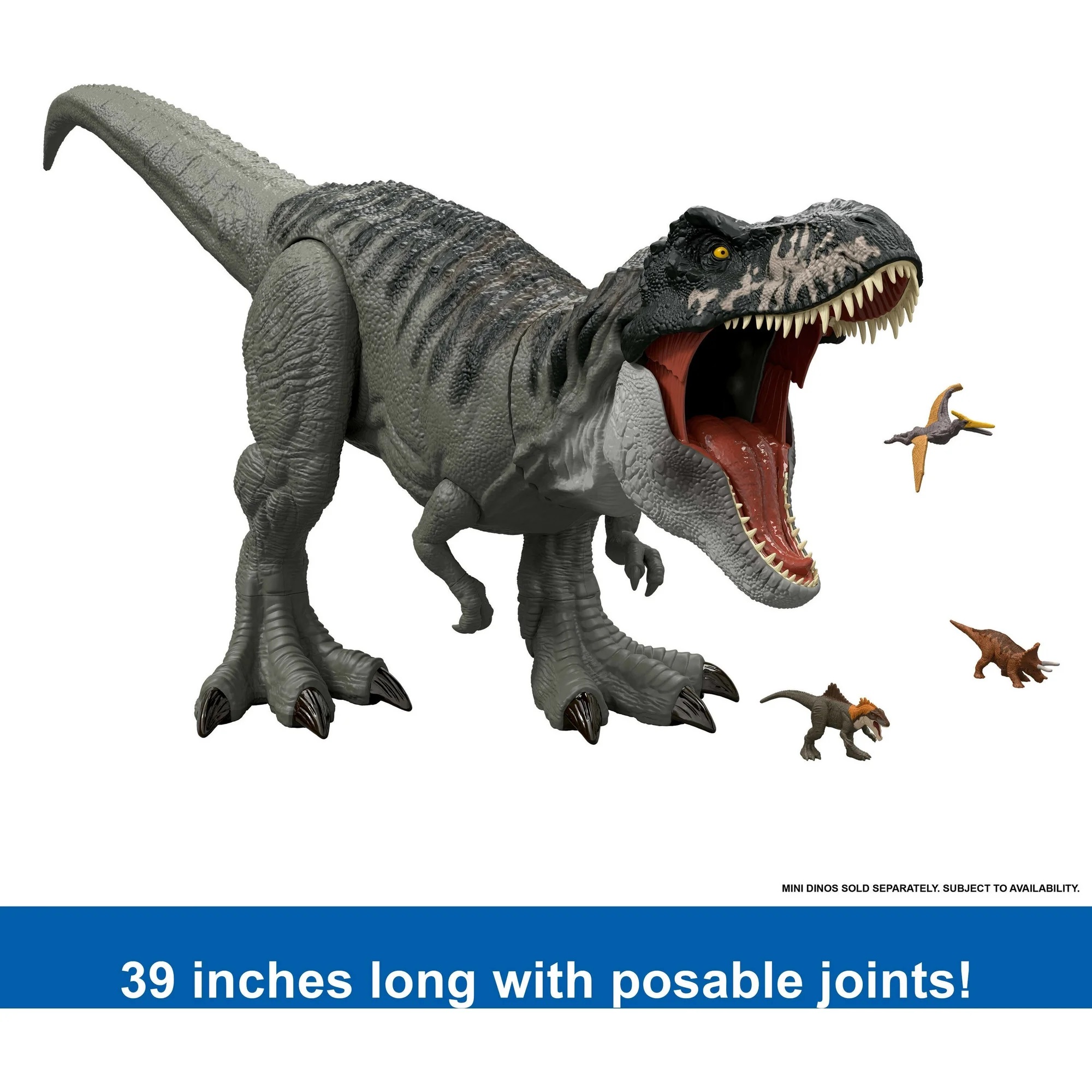 Mattel’s Jurassic World Rebirth Super Colossal T-Rex Enters the Island