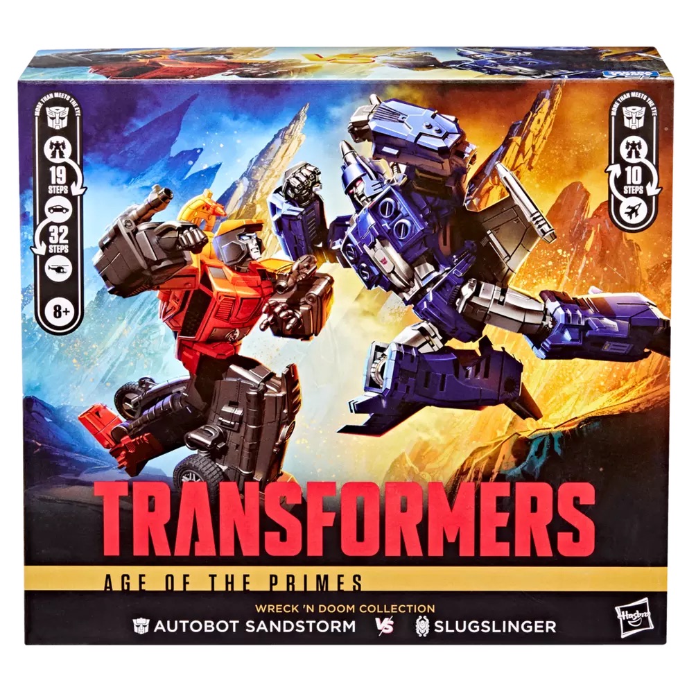 Transformers Wreck 'n Doom Sandstorm vs Slugslinger Revealed