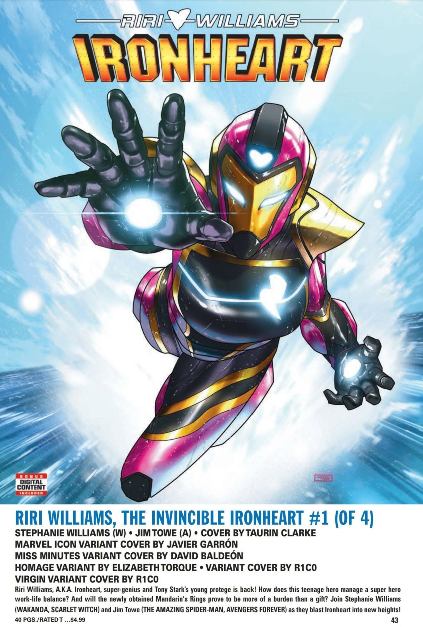 Marvel And The Unpublished Ironheart Comic Book Series