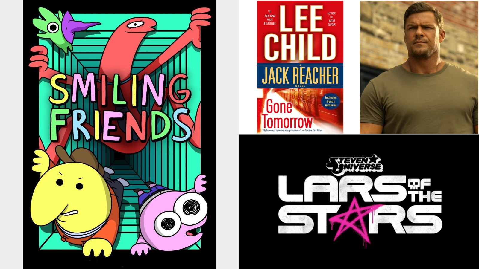 Reacher, Smiling Friends, Steven Universe & More: BCTV Daily Dispatch