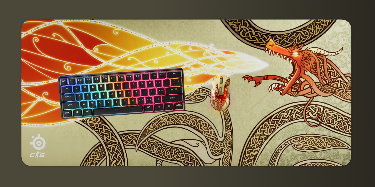 SteelSeries Unveils Counter-Strike 2 Dragon Lore Accessories