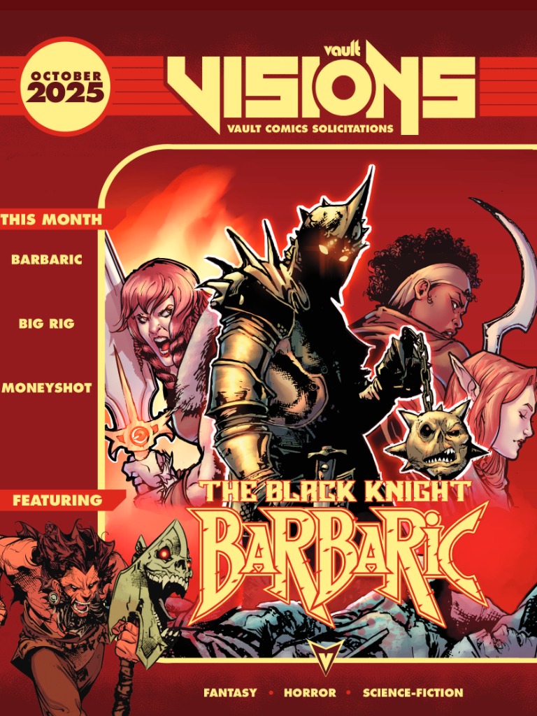 Barbaric: The Black Knight in Vault Comics' October 2025 Solicits