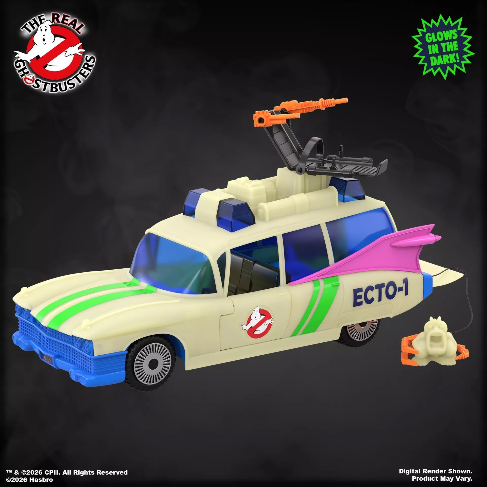 Hasbro Unveils Ghostbusters Kenner Classics Animated Ecto-Glow Ecto-1