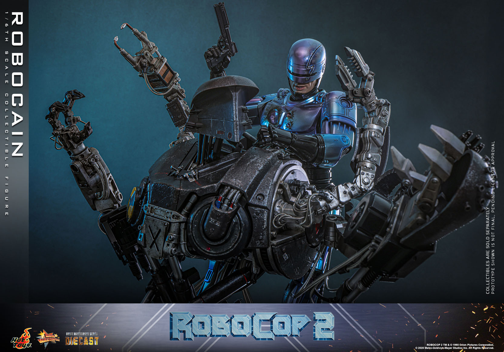 RoboCain Comes to Life with New 1/6 Scale RoboCop Figure