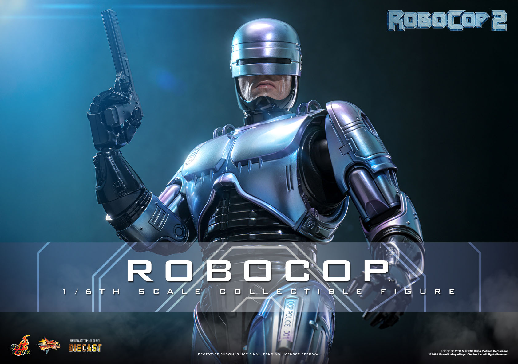 Alex Murphy Arrives at Hot Toys with New 1/6 RoboCop 2 Figure