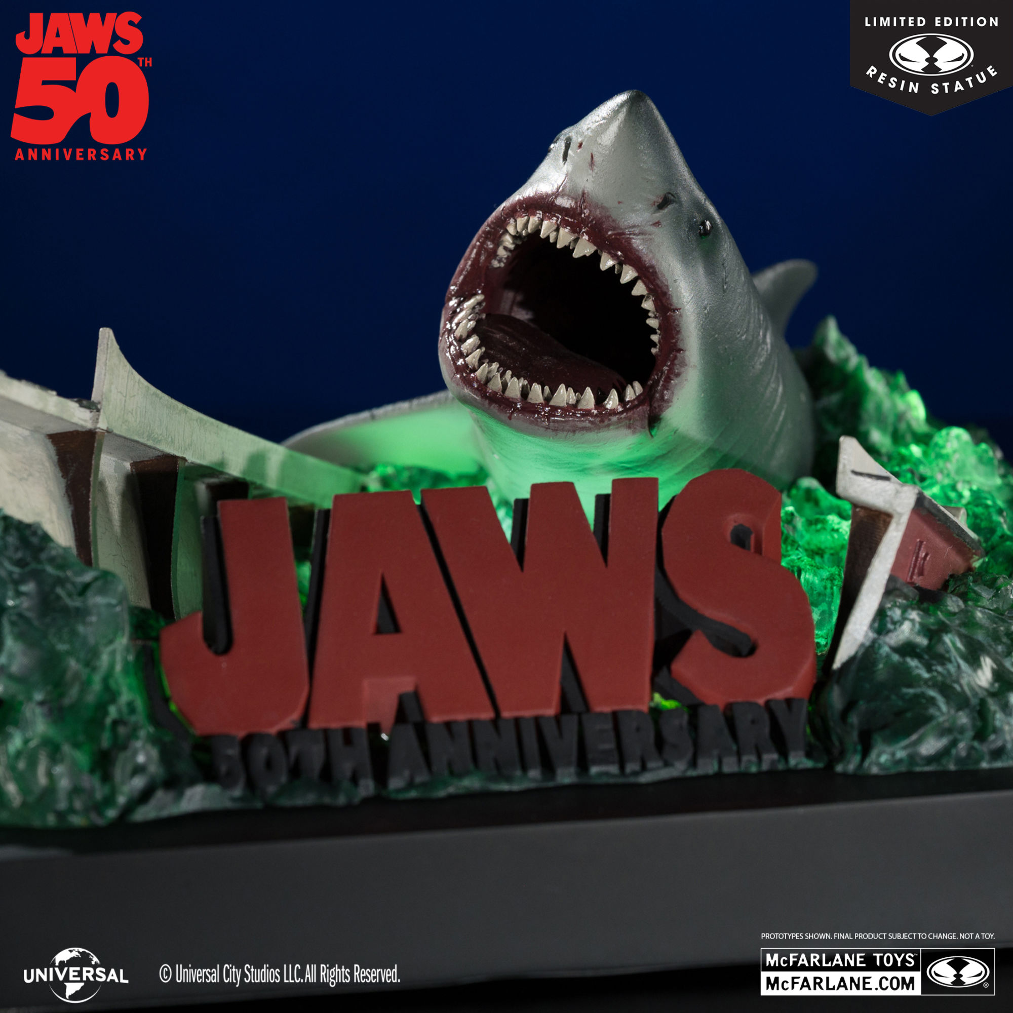 Stay Out of the Water with McFarlane’s 50th Anniversary Jaws Statue