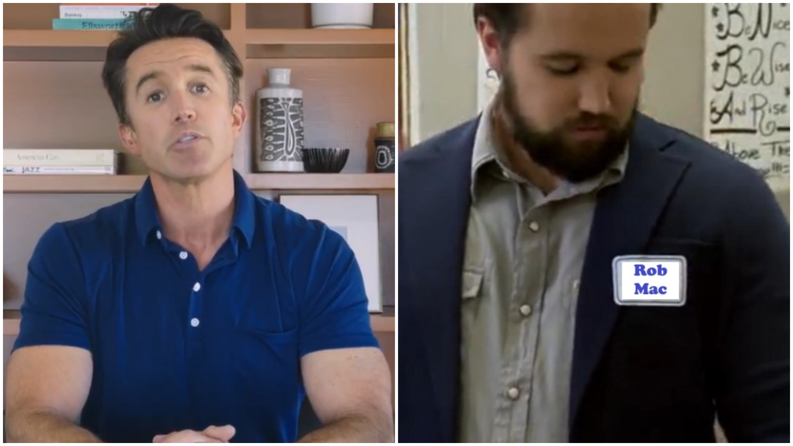 Always Sunny: Rob Mac Gives Himself 1 Minute to Explain Name Change
