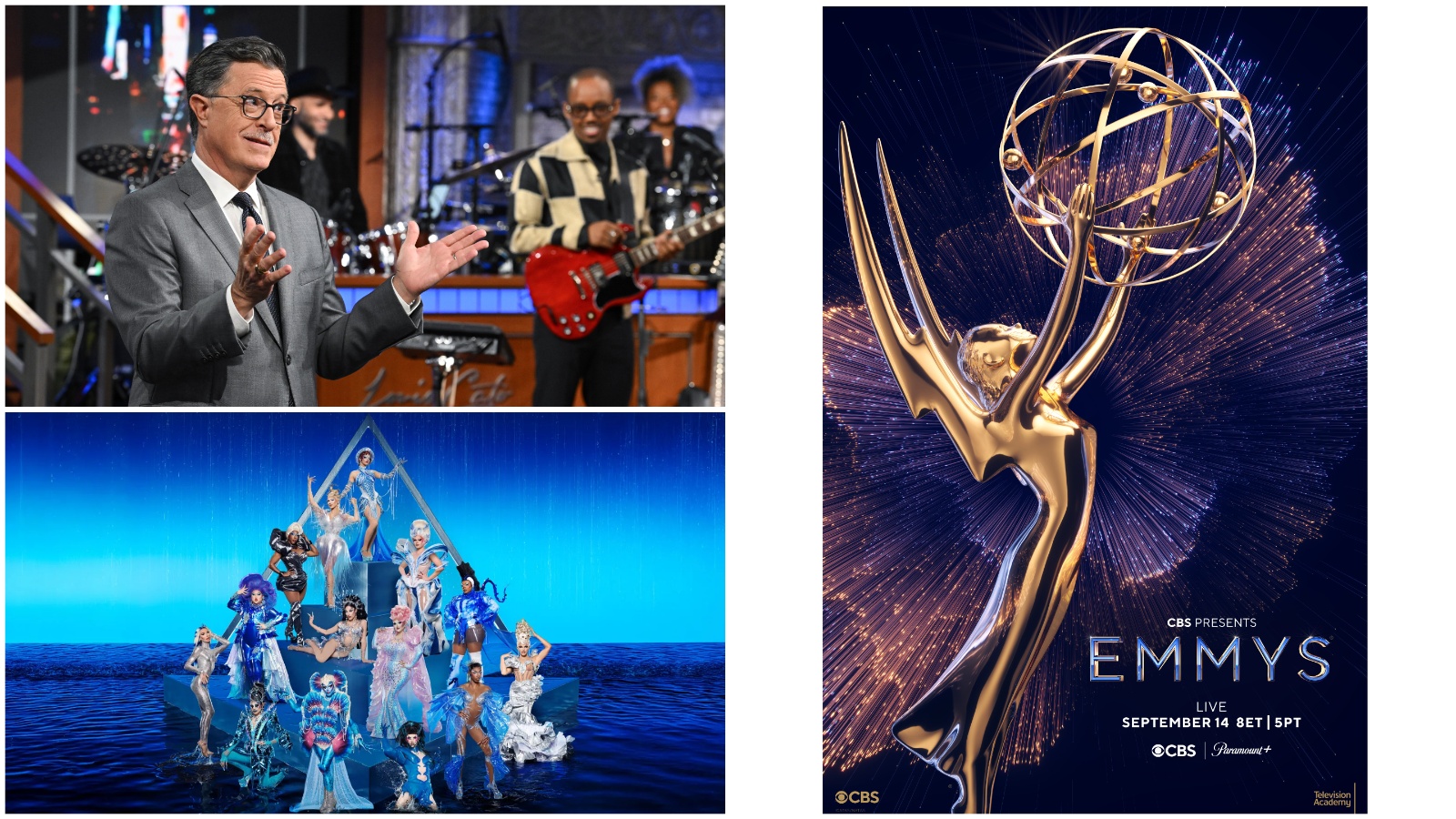 Emmy Awards Reality/Talk Series Noms: Colbert, "Drag Race" & More