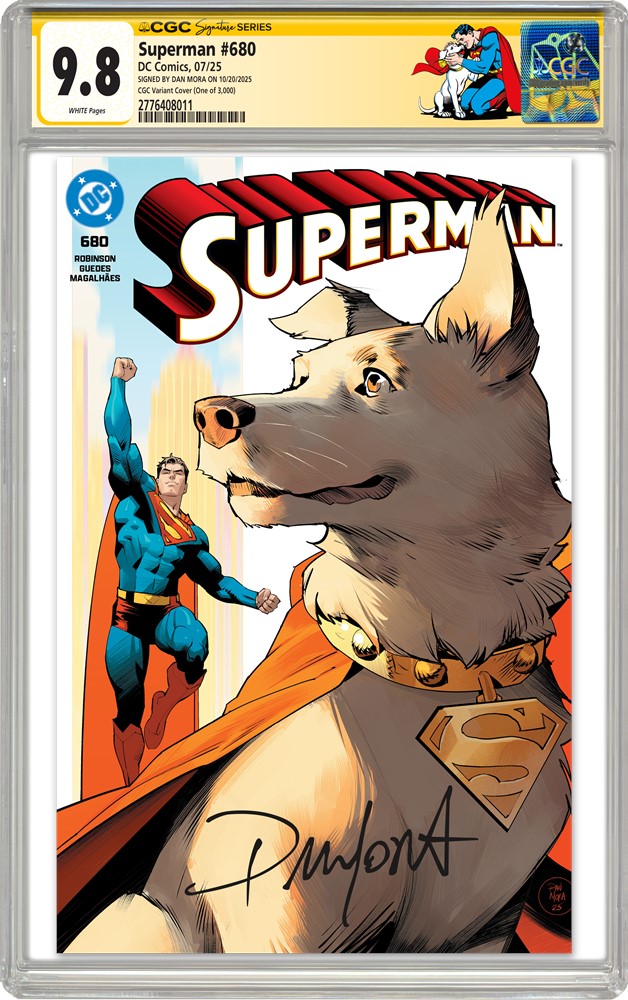 SDCC: CGC's Very First Variant Comic With A Krypto Dan Mora Cover