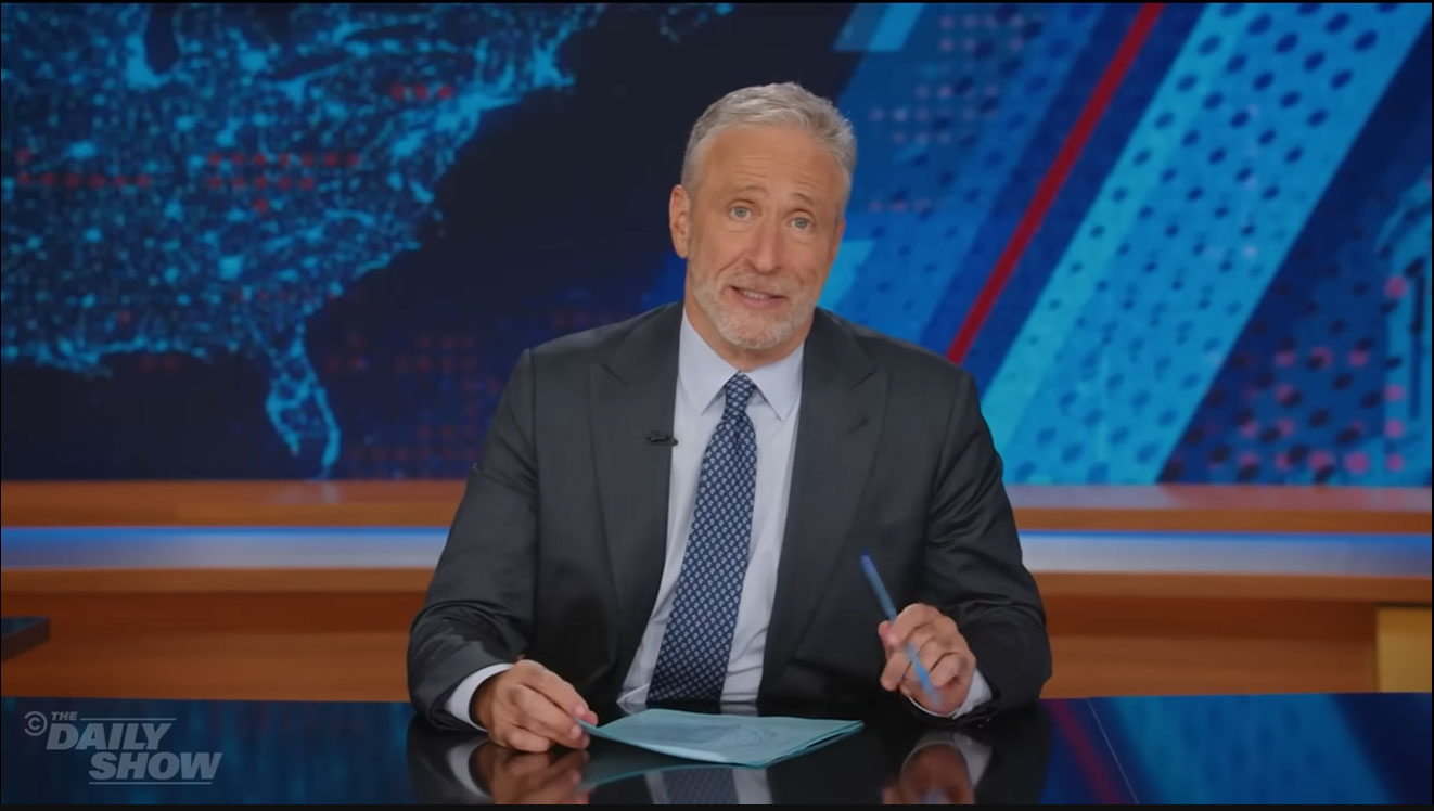 The Daily Show: Jon Stewart on Paramount; Comedy Central: "Muzak"