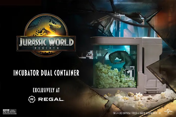 Rule the Theater with These Jurassic World Rebirth Popcorn Buckets