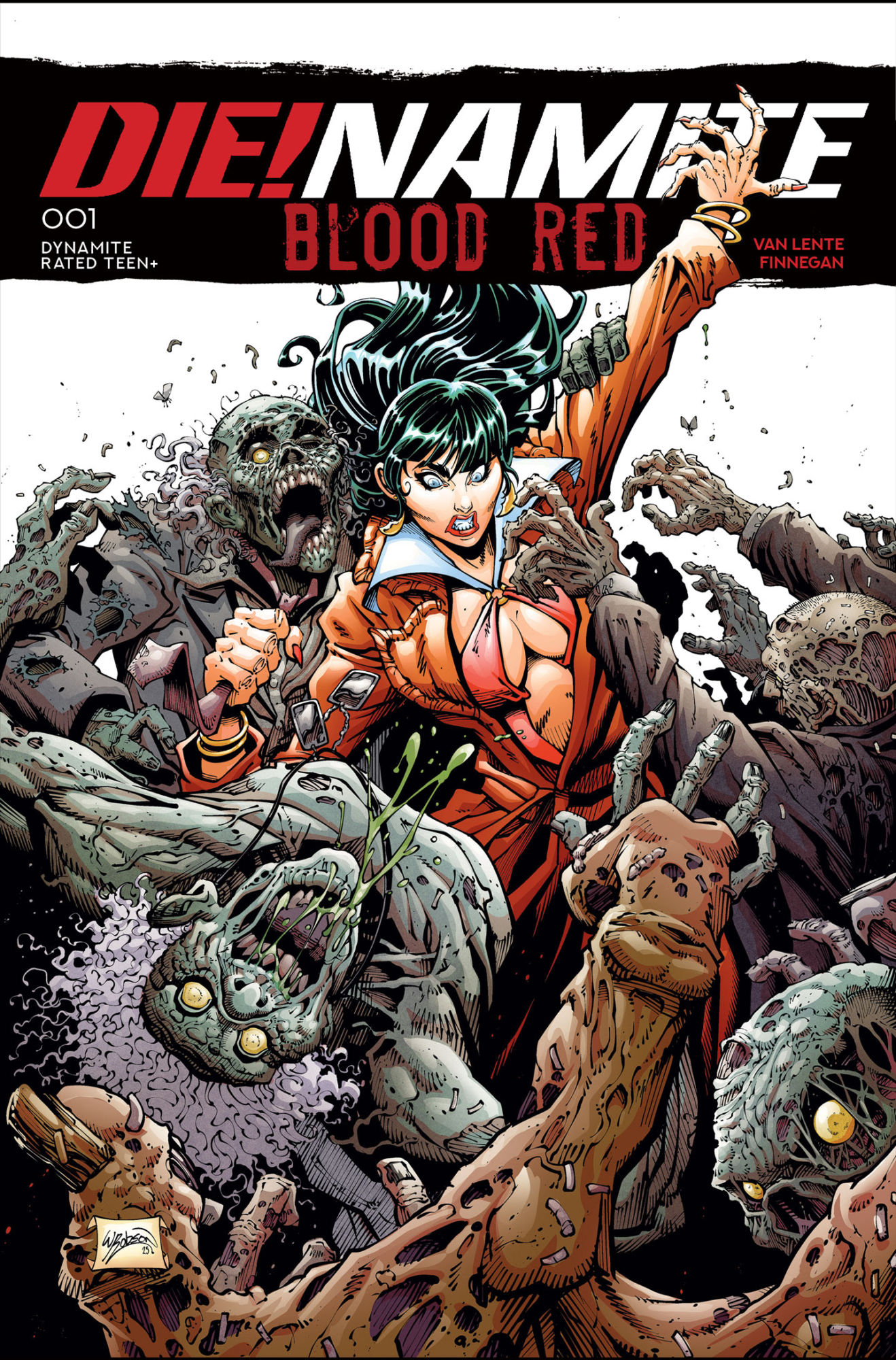 Only The Women Will Fight Male Zombies In New Die!Namite Comic Book