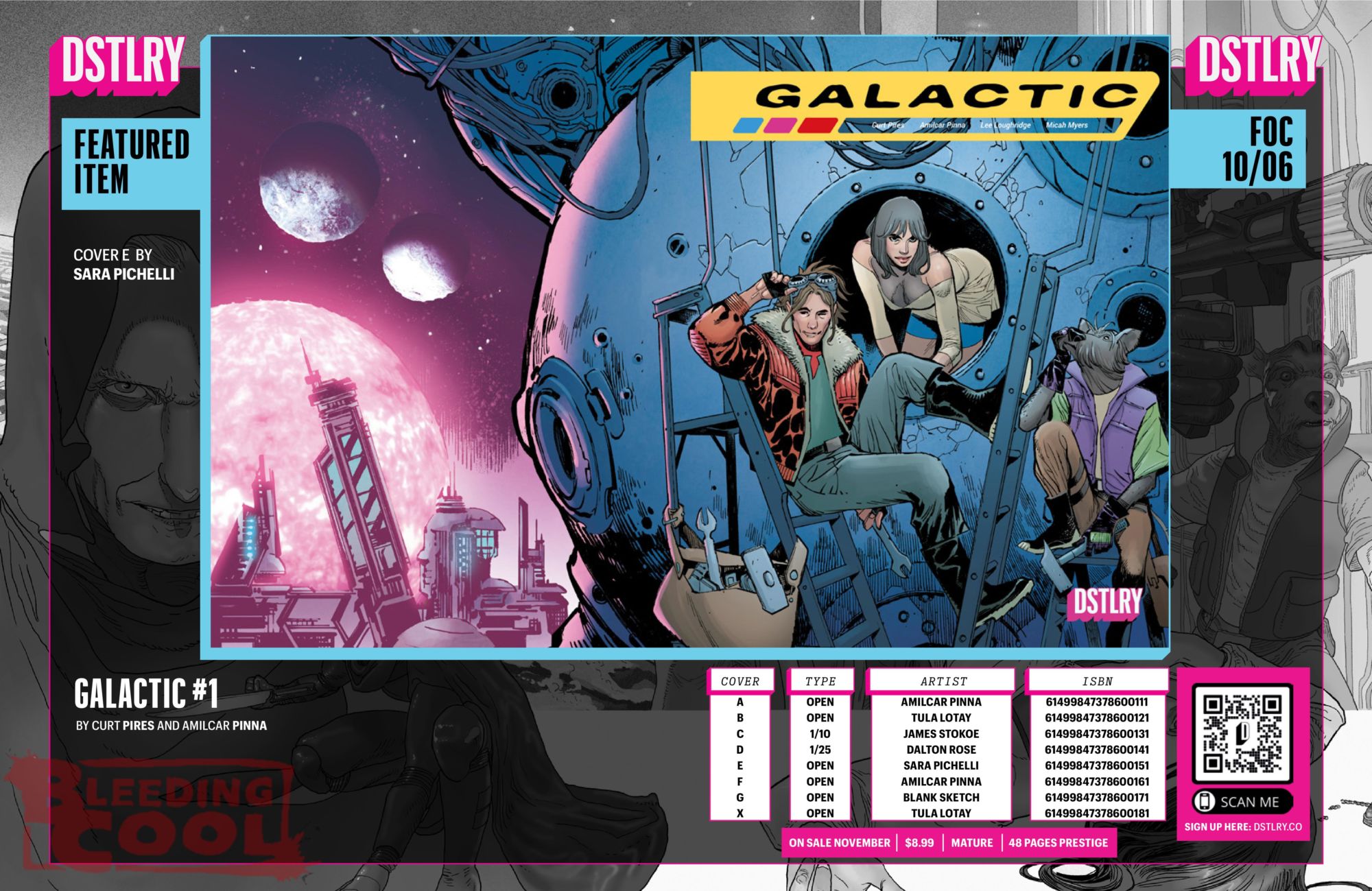 Dstlry's November 2025 Full Solicits, Launching Galactic #1