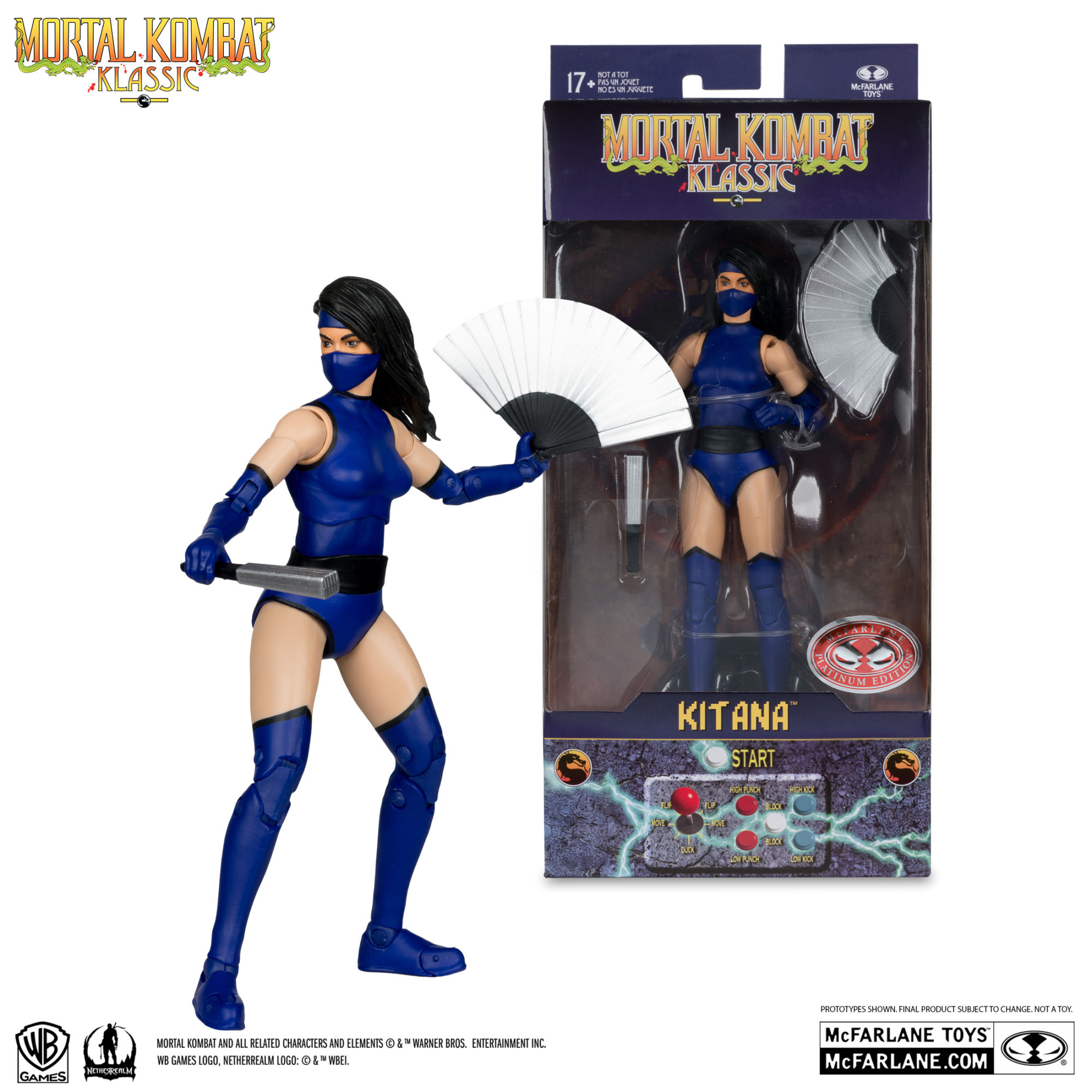 Mortal Kombat Klassic Kitana Red Platinum Edition Figure Revealed