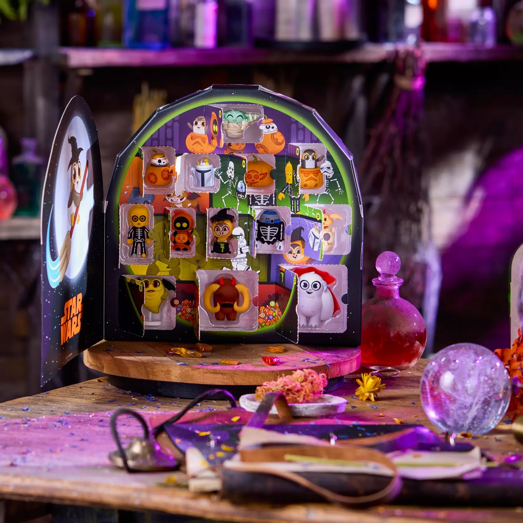 Disney Unveils Spooky Star Wars Halloween Countdown Figure Calendar