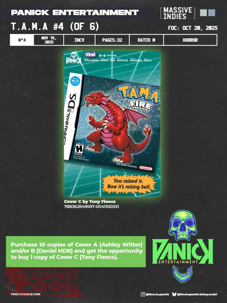 Panick Entertainment November 2025 Full Solicits With T.A.M.A. #4