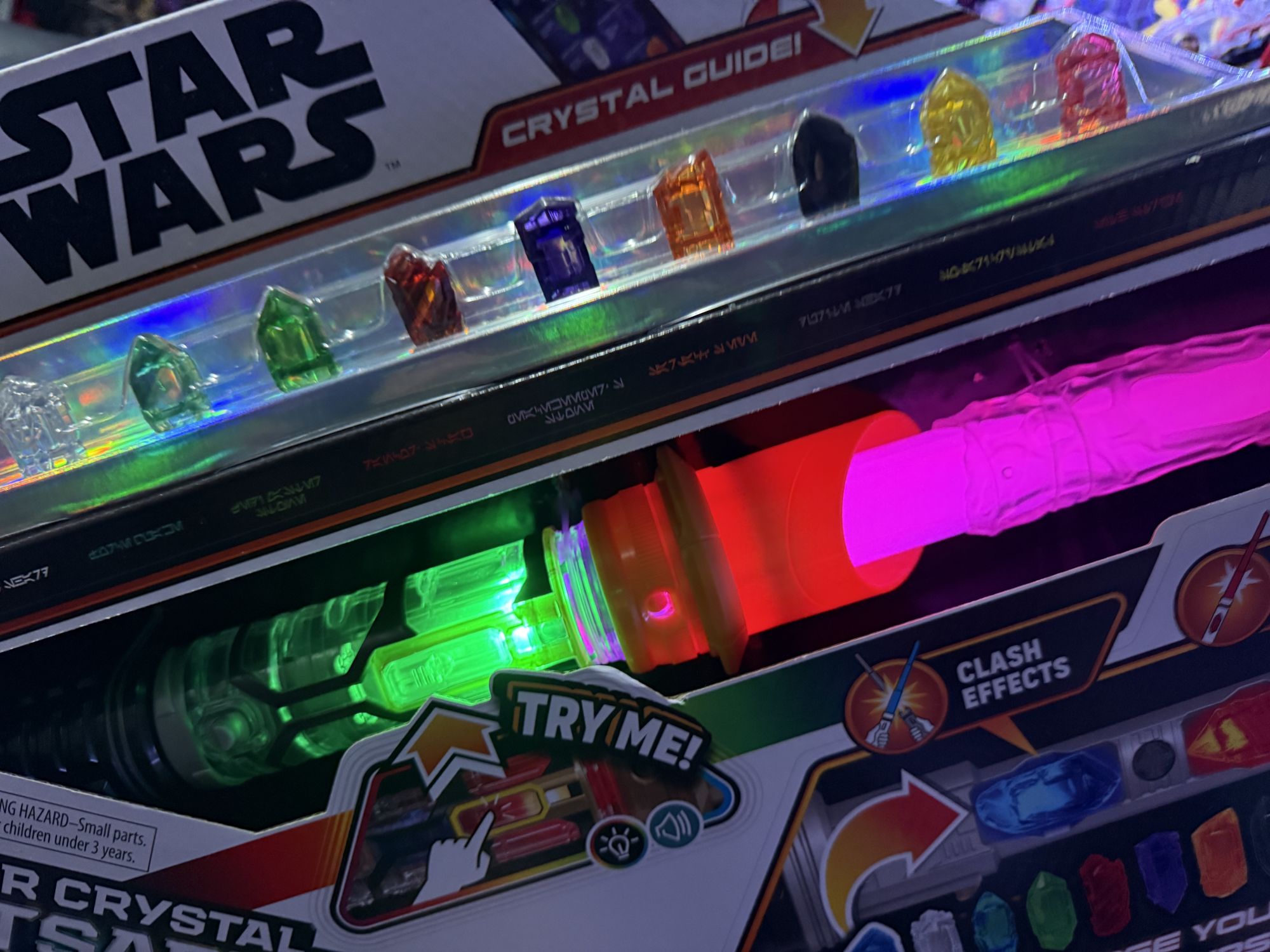 Customize the Force with Hasbro's Star Wars Crystal Lightsaber