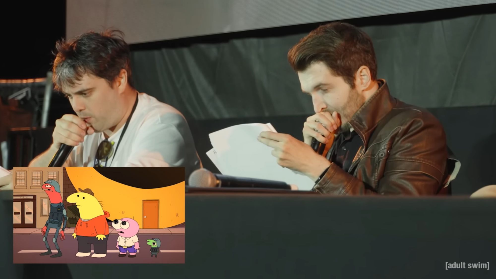 Smiling Friends: Here's Cusack & Hadel's "Frowning Friends" Table Read