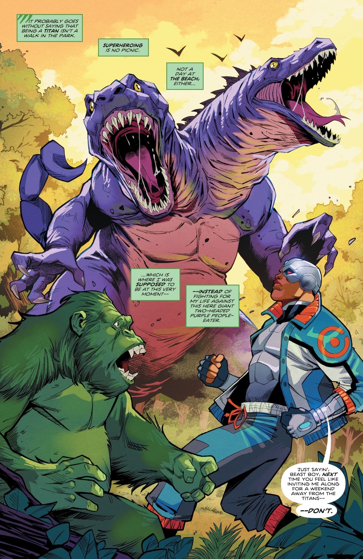 Titans #26 Preview: Beast Boy's Awkward Family Reunion