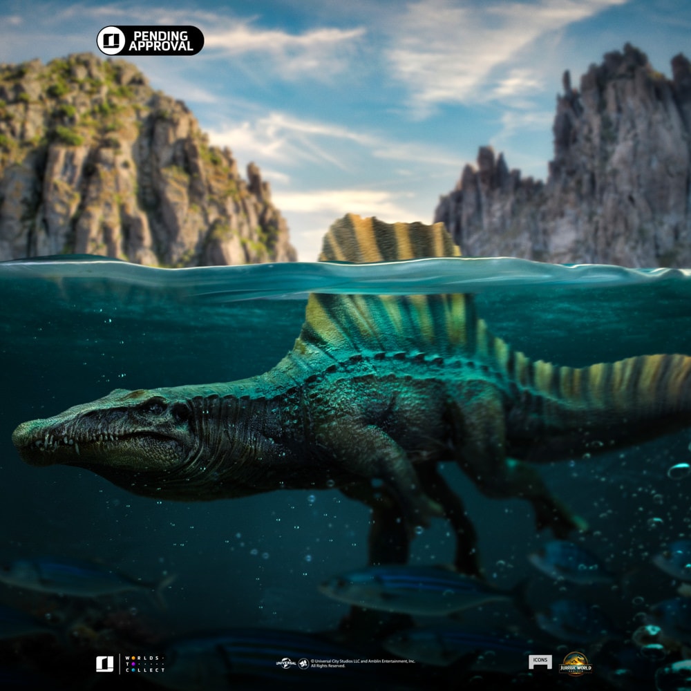 Iron Studios Reveals New Jurassic World Rebirth Spinosaurus Statue