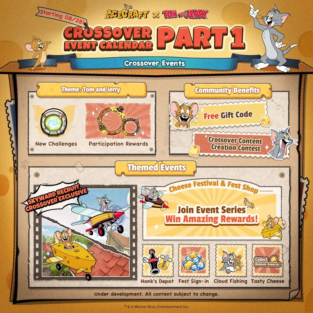 Tom & Jerry Have Been Added As Characters To Acecraft: Sky Hero