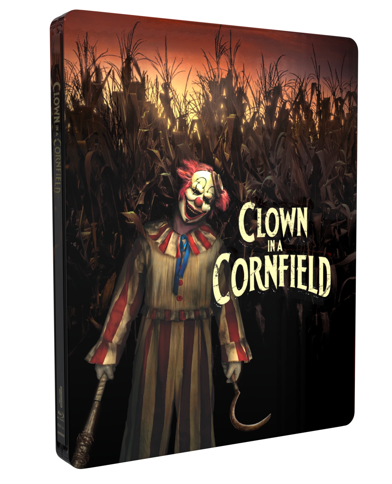 Giveaway: Win a 4K UHD Steelbook of Clown In A Cornfield