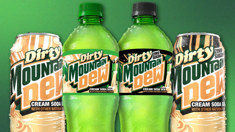 Mountain Dew Announces First-Ever Dirty Soda: Cream Soda Dew
