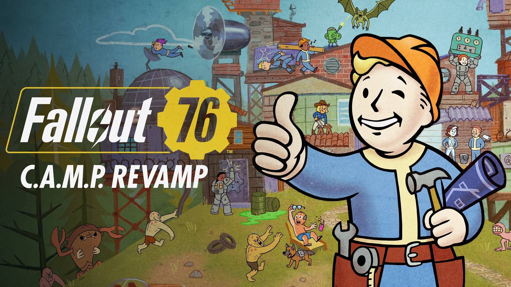 Fallout 76 Releases New Update With C.A.M.P. Revamp