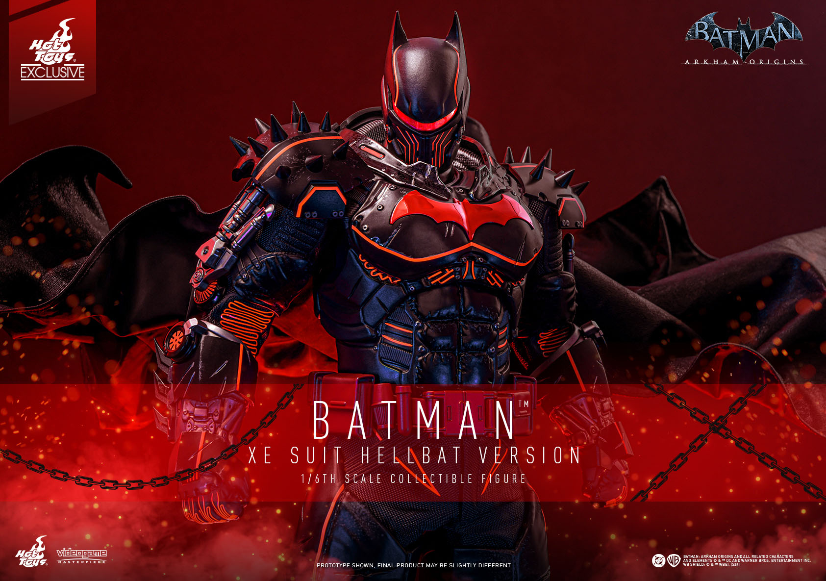 Hot Toys Debuts New Batman: Arkham Origins 1/6 XE Suit Hellbat Figure
