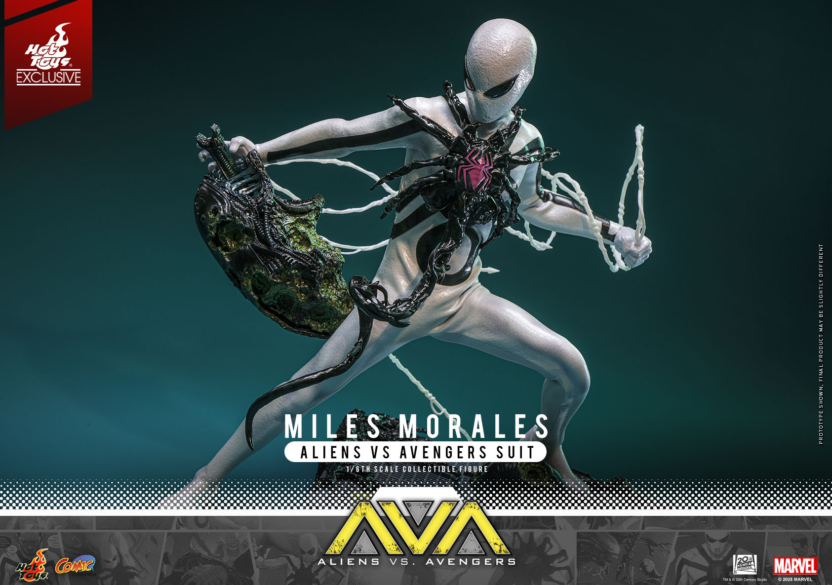 Hot Toys Debuts 1/6 Aliens Vs. Avengers Miles Morales Spider-Man