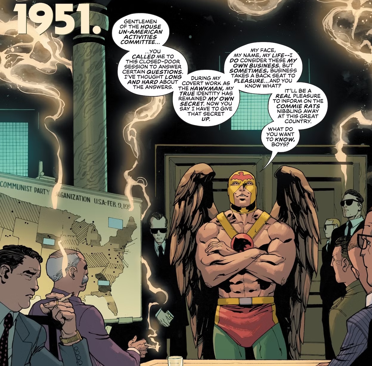 Absolute Hawkman, Absolute Green Arrow And Jeffrey Epstein (Spoilers)