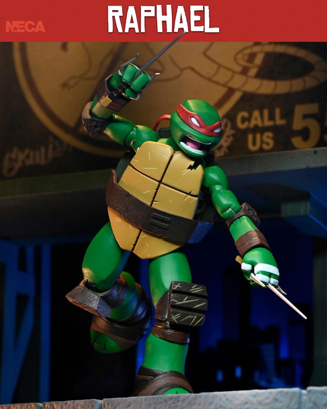 New 2012 Teenage Mutant Ninja Turtles Raphael Debuts at NECA