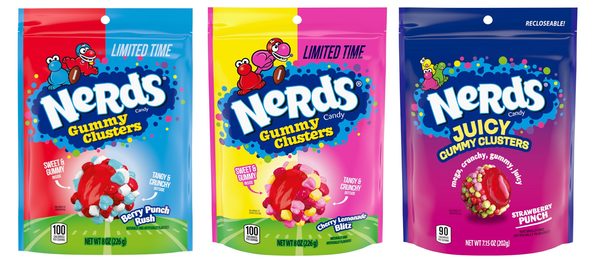 Nerds Releases Brand-New Juicy Gummy Clusters