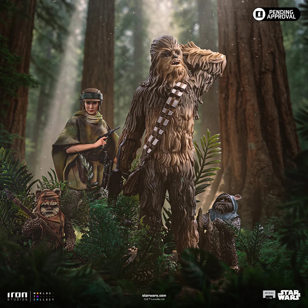 Return to Endor with Iron Studios New Star Wars Chewbacca Statue