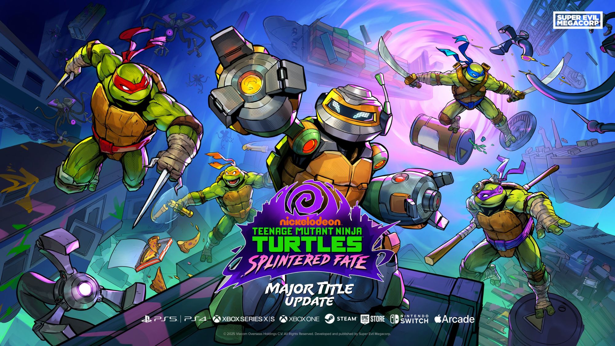 TMNT: Splintered Fate Drops Metalhead Launch Trailer