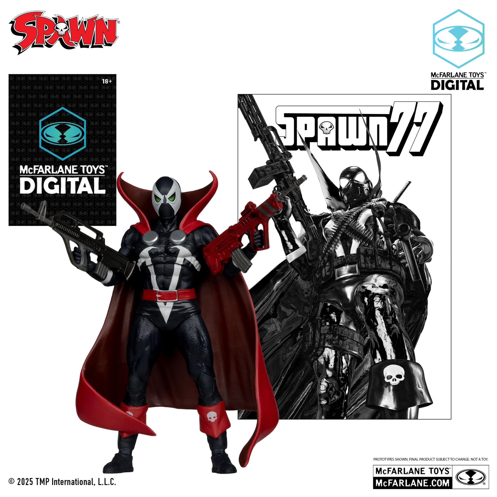 Exclusive Black and Red Spawn 77 Figure Announced by McFarlane Toys