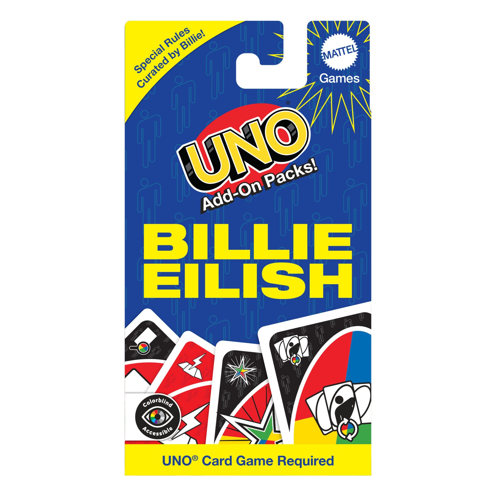UNO Releases The New Billie Eilish Add-On Pack Today
