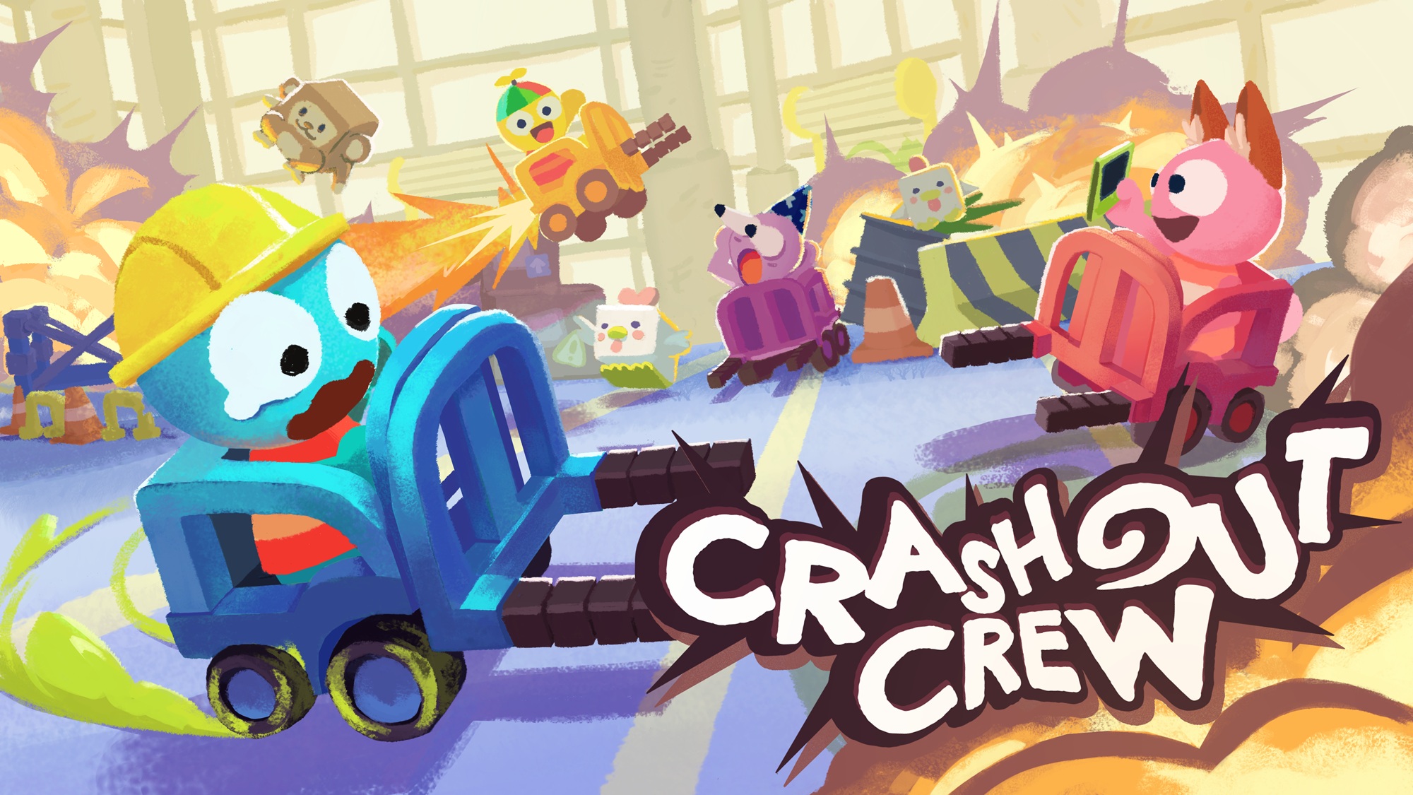 New Frantic Forklift Co-Op Game Crashout Crew Announced