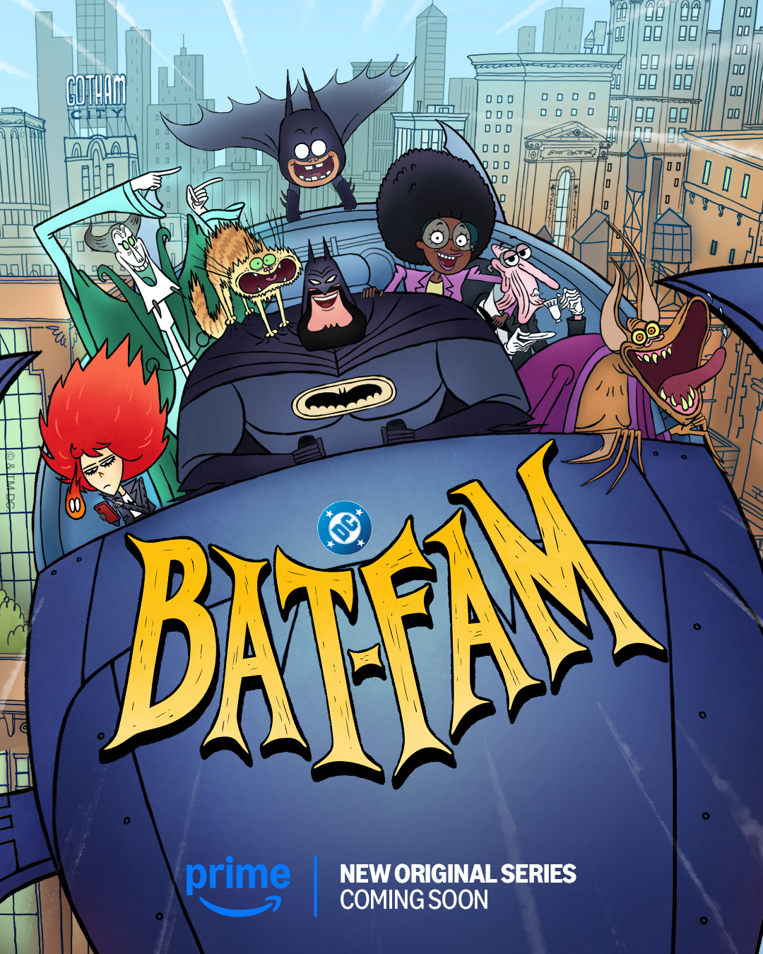 Bat-Fam Key Art Poster Offers New Look at Man-Bat, Ra's al Ghul & More