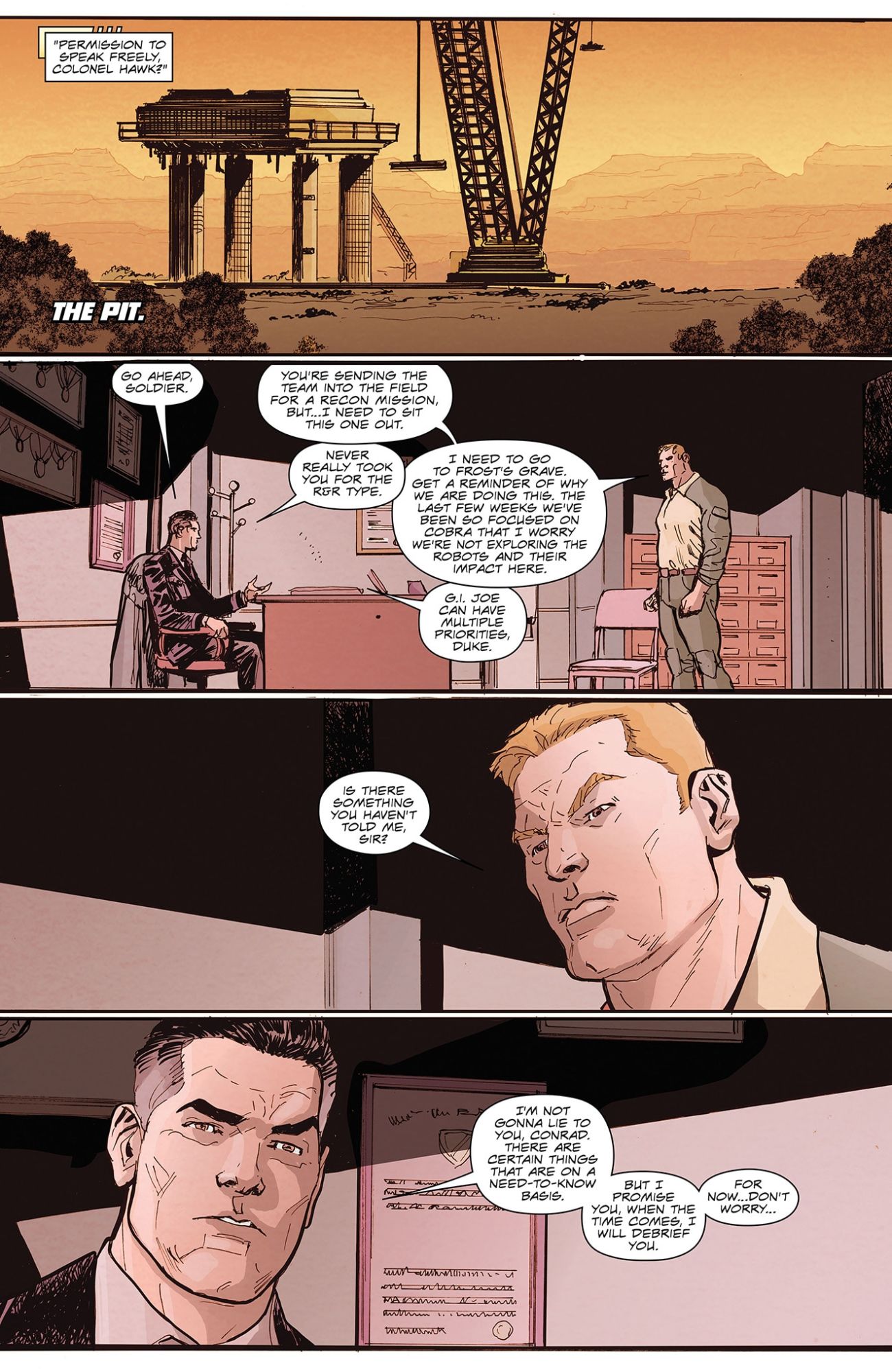 GI Joe #12 Preview: Shooter Shoots for Freedom