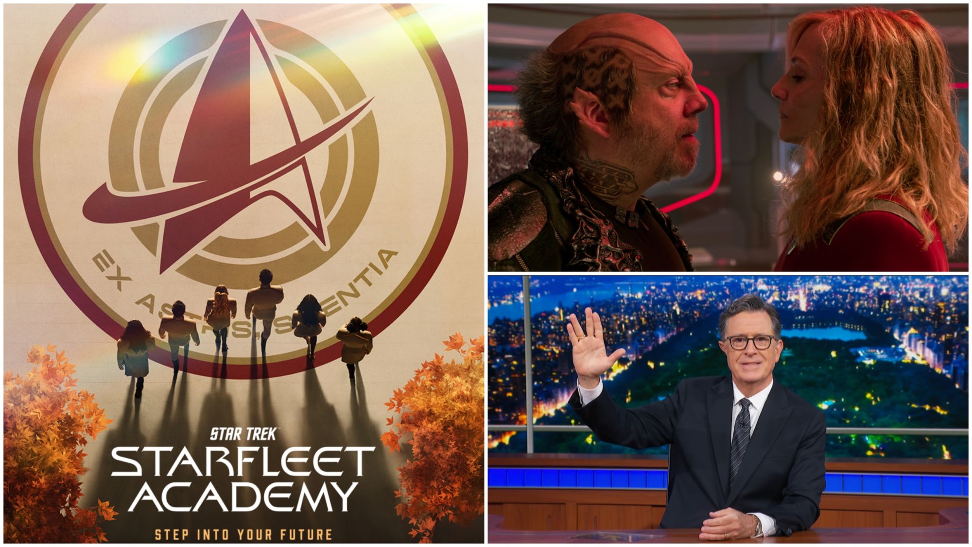 Star Trek: Starfleet Academy Launches Jan 2026; Stephen Colbert Cast