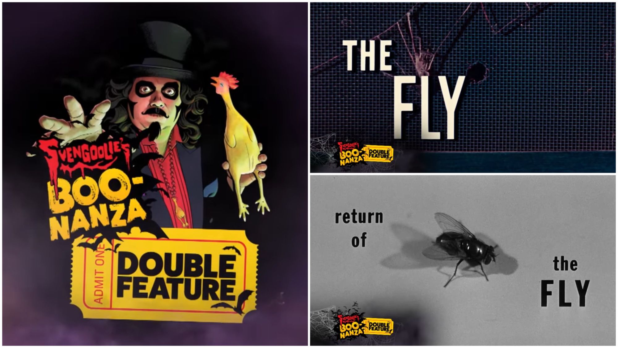 Svengoolie "BOO-Nanza" DF Night Presents "The Fly"/"Return of The Fly"