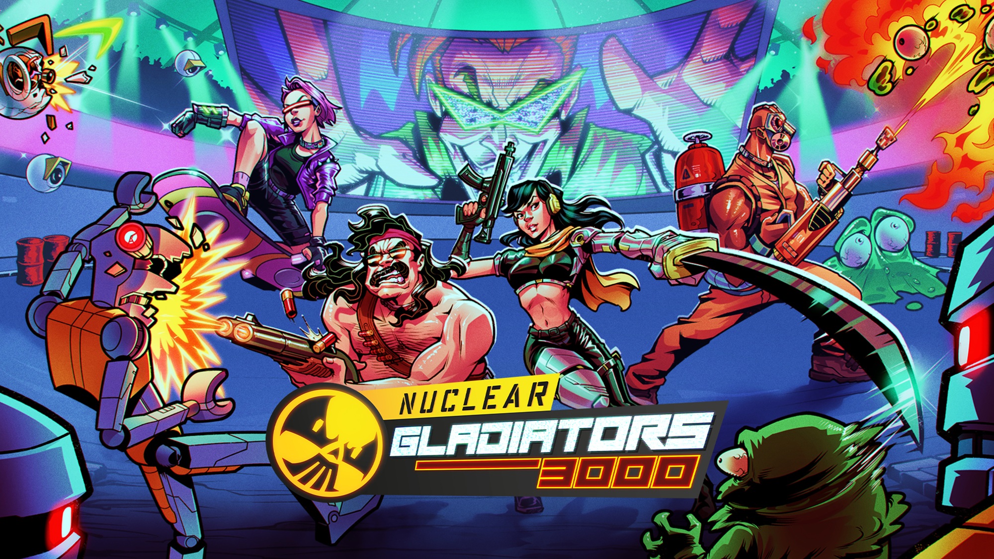 Nuclear Gladiators 3000 Announced For PC & Switch